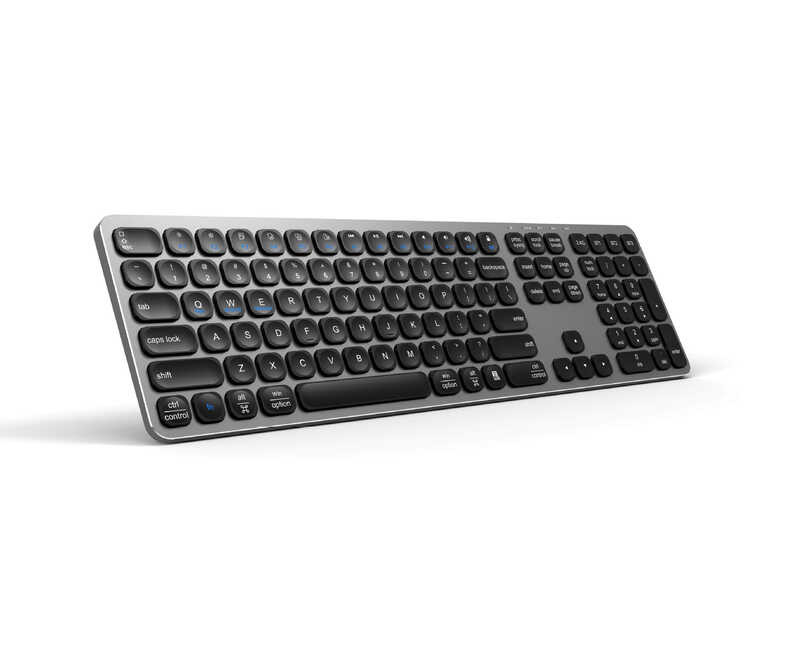 17 Kb036 All Aluminium Alloy Wireless Dual-Mode Bluetooth Keyboard+2.4G ...