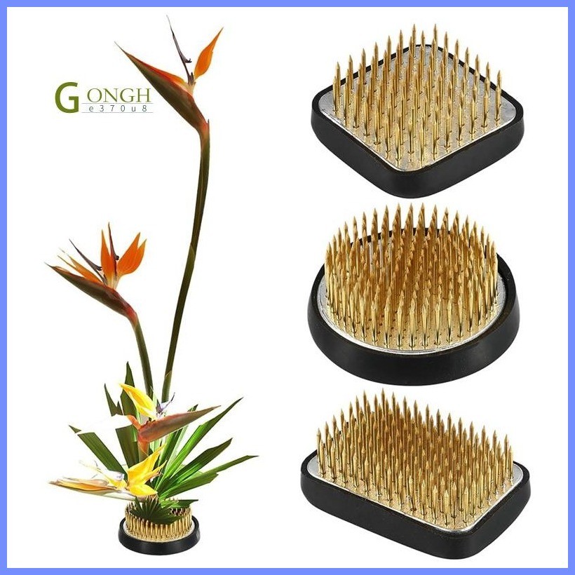 3PCS Japanese Ikebana Flower Frogs for Flower Arrangement, Kenzan Kit ...