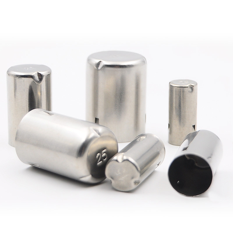 304 Stainless Steel Test Tube Hat 13/15/18/21/25mm Glass Test Tube ...