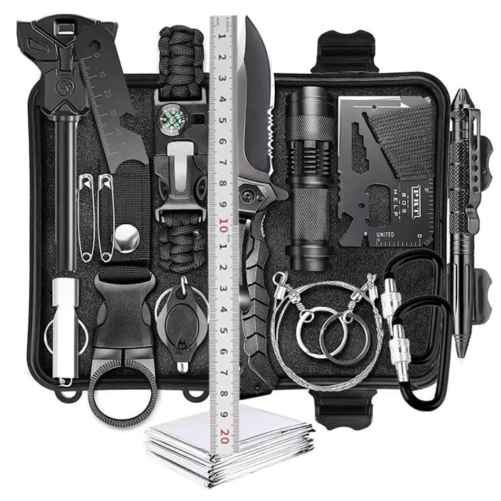 Outdoor Emergency Equipment Multi-Functional Field Survival Self ...