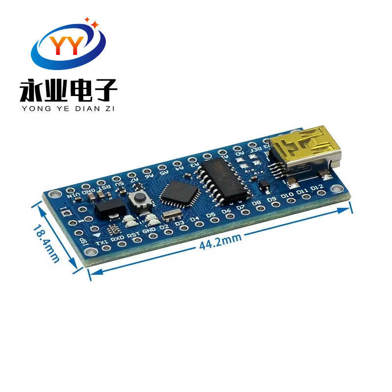 Compatible with Nano V3.0 ATmega168/328 USB 16M 5V microcontroller ...