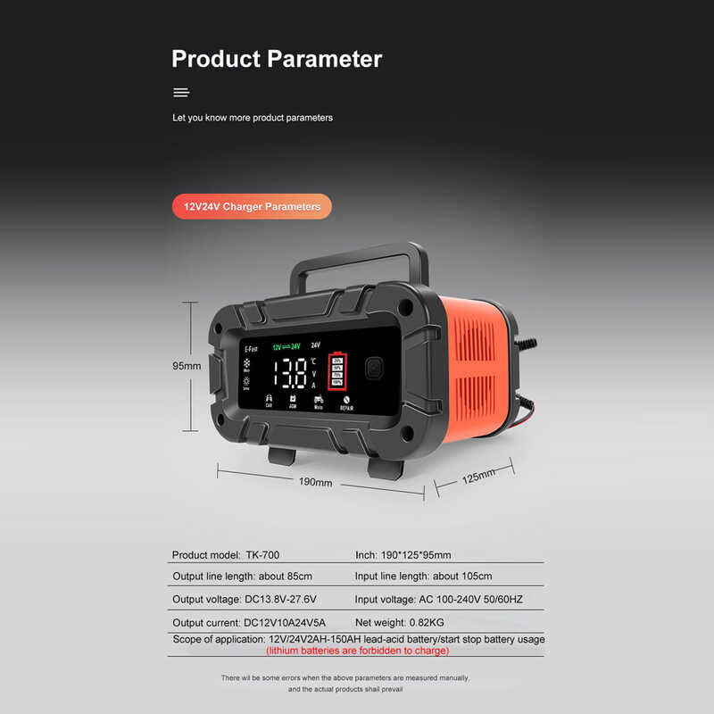 24V 12V Car Charger Intelligent Pulse Repair Fast Charging Para Sa Auto ...
