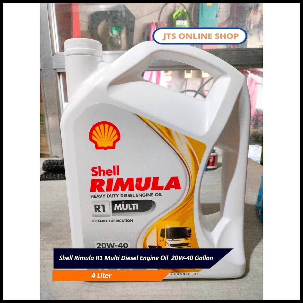 ♈ Shell Rimula R1 Multi Diesel Engine Oil 20W-40 Gallon | Shopee ...