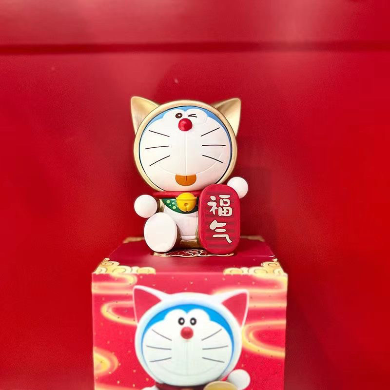 【Fast shipping】 Doraemon/blind box/Art Toys/birthday decoration Mengfu ...
