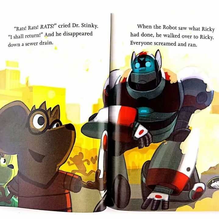 Ricky Ricotta's Mighty Robot 9 English Picture Books for Children ...