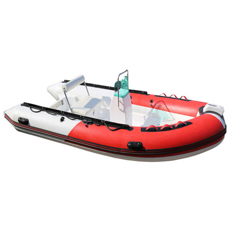 inflatable 4.3-meter fiberglass boat for marine aquaculture, fishing ...