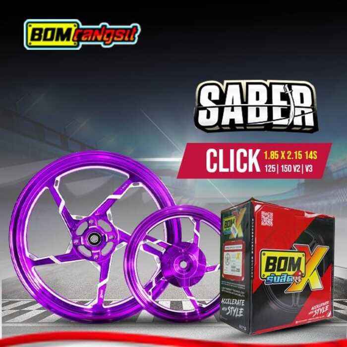 Bom Rangsit Bomx Saber Cnc Mags Click 125/150 Aerox V1/V2 Mio 125/M3 ...