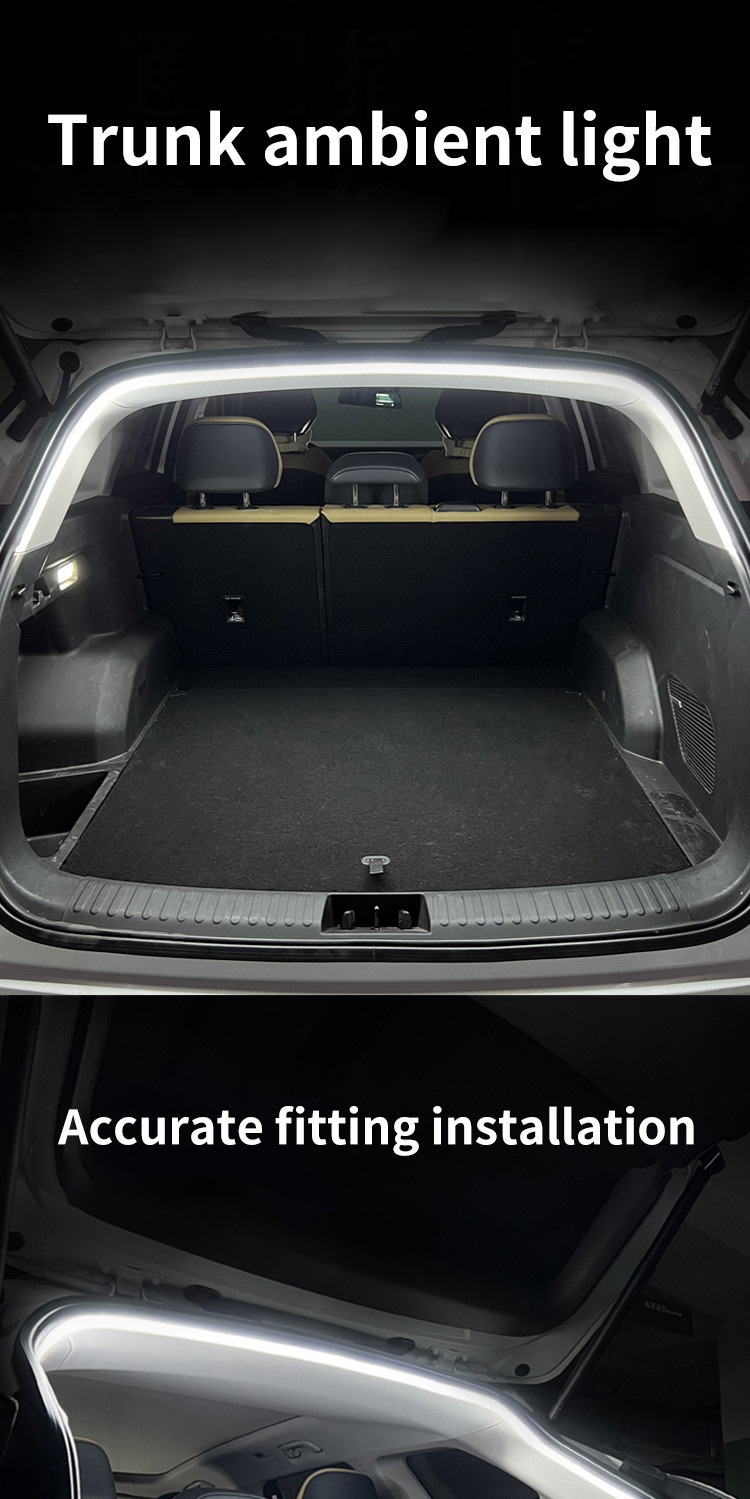 universal car high brightness trunk lighting ambient light interior ...