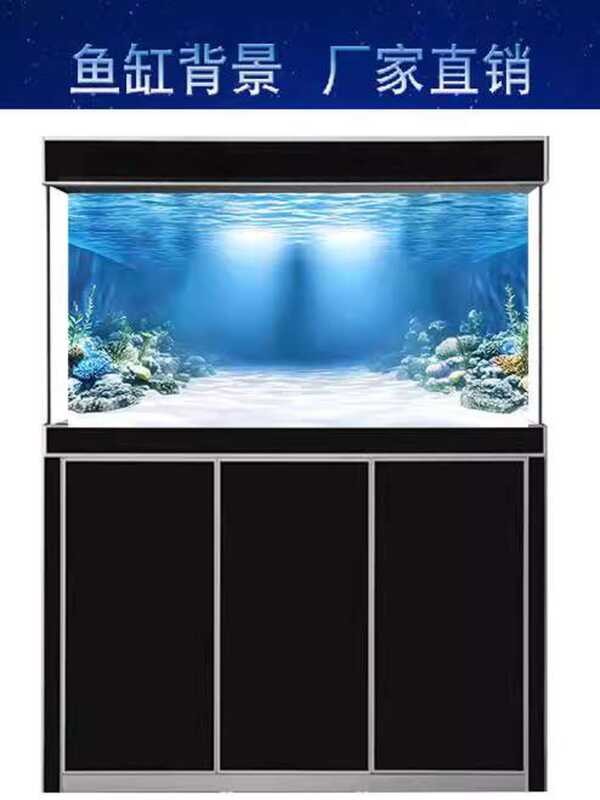sticker isda mataas larawan background ng karagatan, aquarium dragon ...
