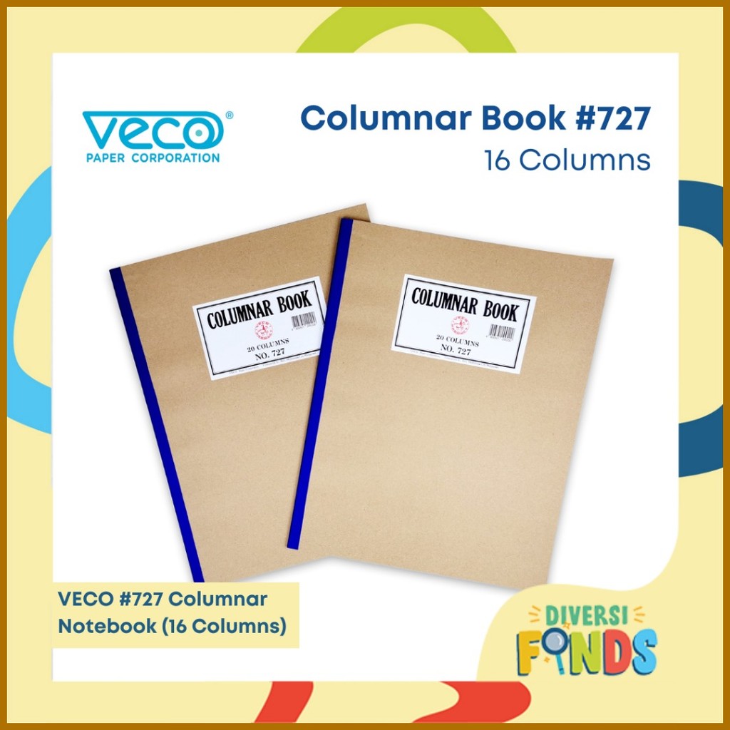 Accounting Books - Veco BIG Columnar Book (16 columns) | Shopee Philippines