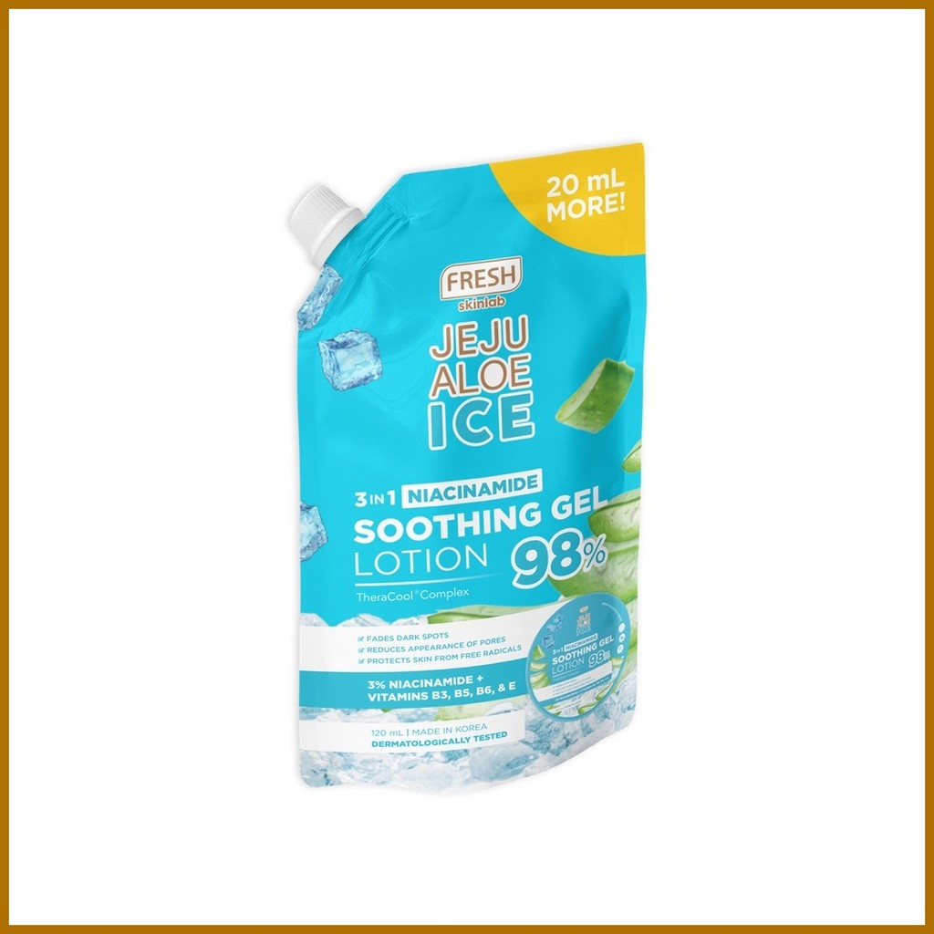 FRESH with BT21 Jeju Aloe Ice Soothing Gel Lotion 120mL | Shopee ...