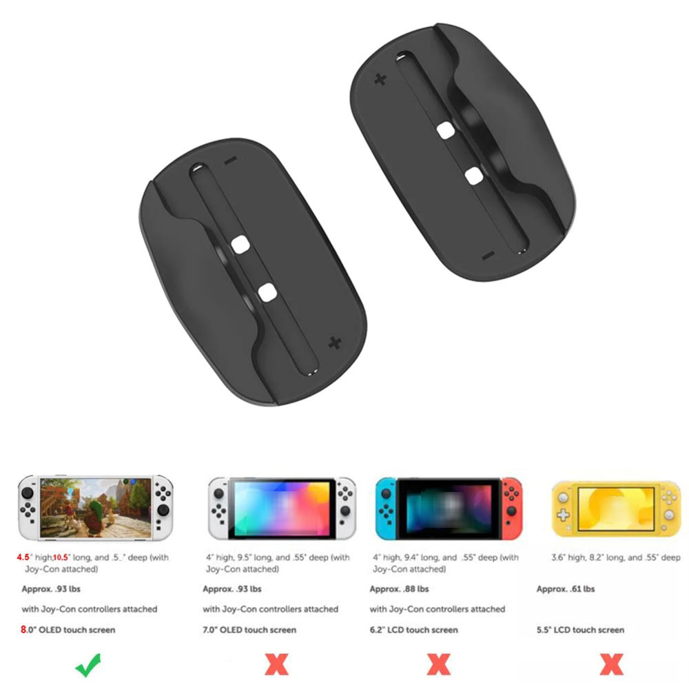 2PCS Gaming Controller Mouse Ergonomic Mini Portable Mice Handle Stand ...