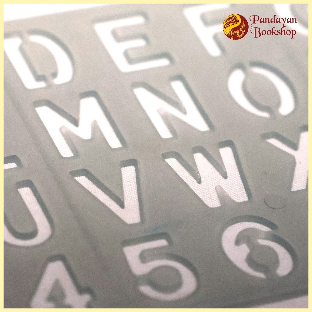 ≤ ∈ COX Lettering Stencil P-1585 17cm | Shopee Philippines