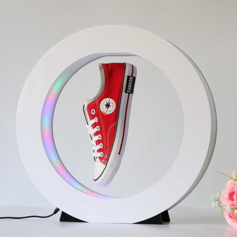 New Fashion Maglev Display Stand Glowing Self Rotating Shoe Store ...