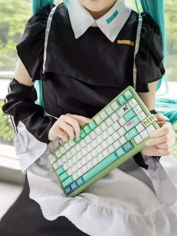 Hatsune Miku Keycap labing-anim na nota Key Mechanical Keyboard WOOTING ...