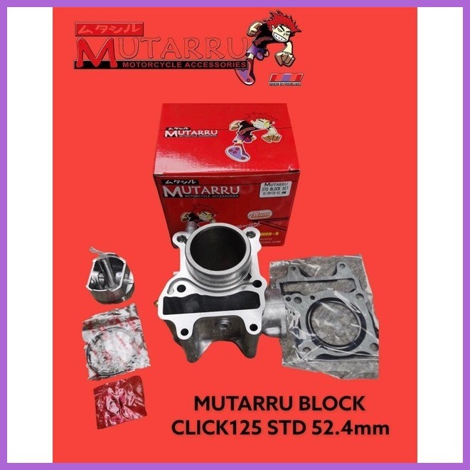 ∏ ♠ CYLINDER BLOCK HONDA CLICK 125 STANDARD MUTARRU BRAND | Shopee ...