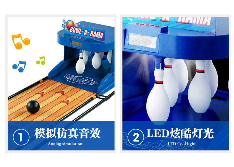 Children's Electric Bowling Game Machine Electronic Scoring Indoor ...