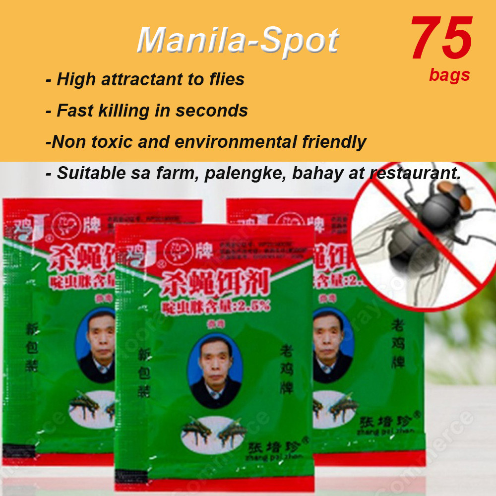 25bag Effective Fly Killing Bait Powder Flies Killer Fly Attractant ...