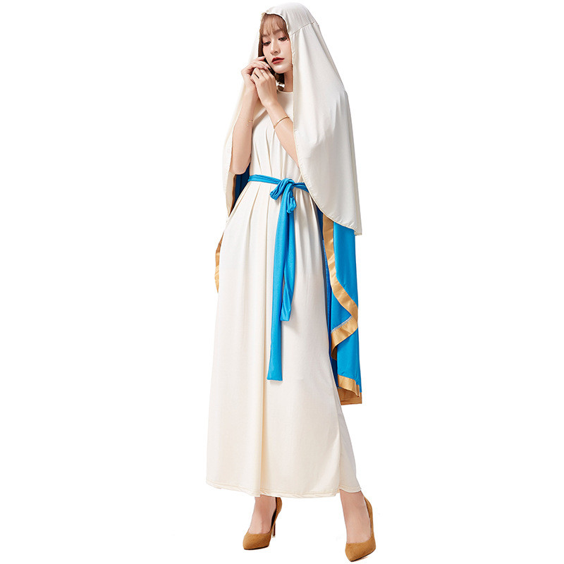 Jewish Cultural Cosplay Robe - Beige Linen Israeli National Costume for ...