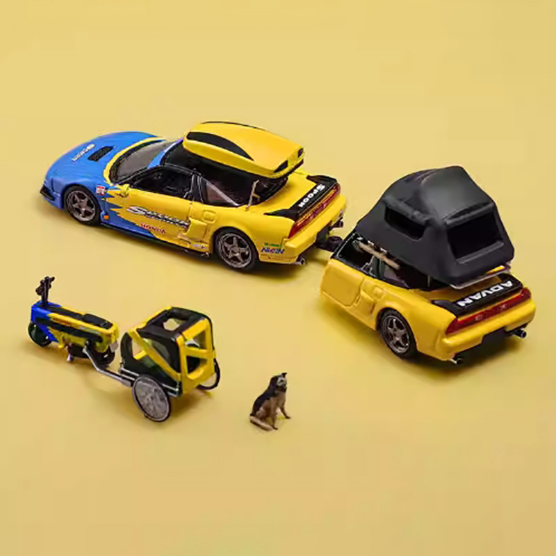 MLGB Diecast 1:64 scale NSX NA1 spoon Painted alloy car model Adult Boy ...