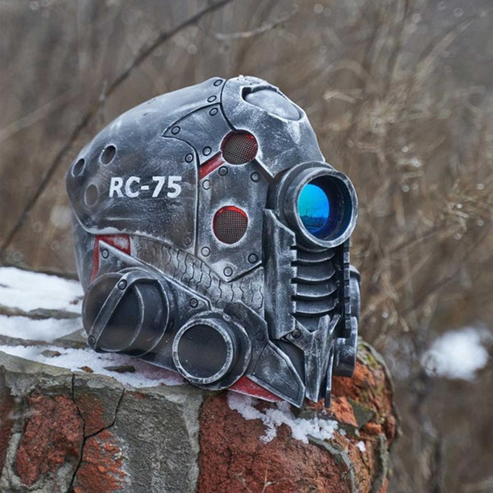 Punk Helmet Cosplay Natural Latex Full Head Steampunk Robot Masque ...