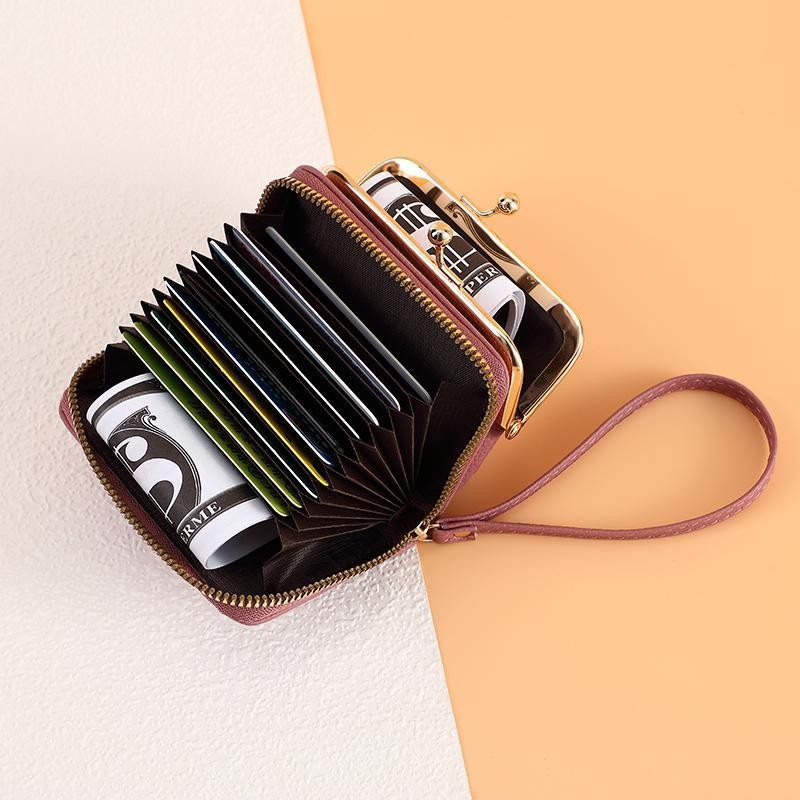 UISN #1097 PU Leather Cute University Students Card Holder Wallets Coin ...