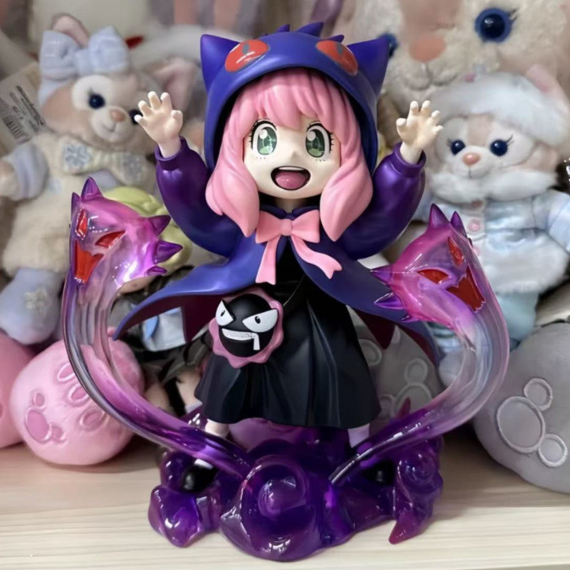 Anime Spy X Family Anya Figure Cute Anya Cos Gengars PVC Action Figure ...