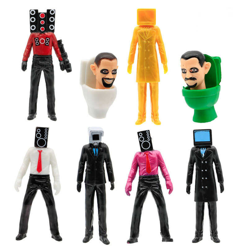 Toilet Skibidi Camera Figure TV Speaker Man Model Cameraman Action ...