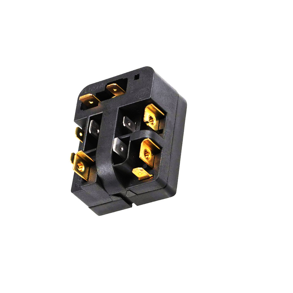 AZJ Refrigerator PTC Starter Relay 3 Pin Black Compressor Overload ...