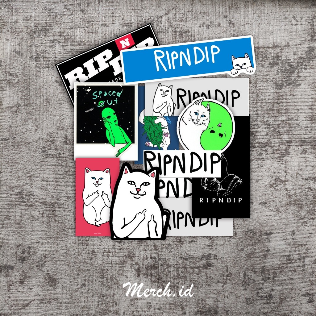 in stock Rip N DIP brand distro Sticker/Sticker Pack | Shopee Philippines