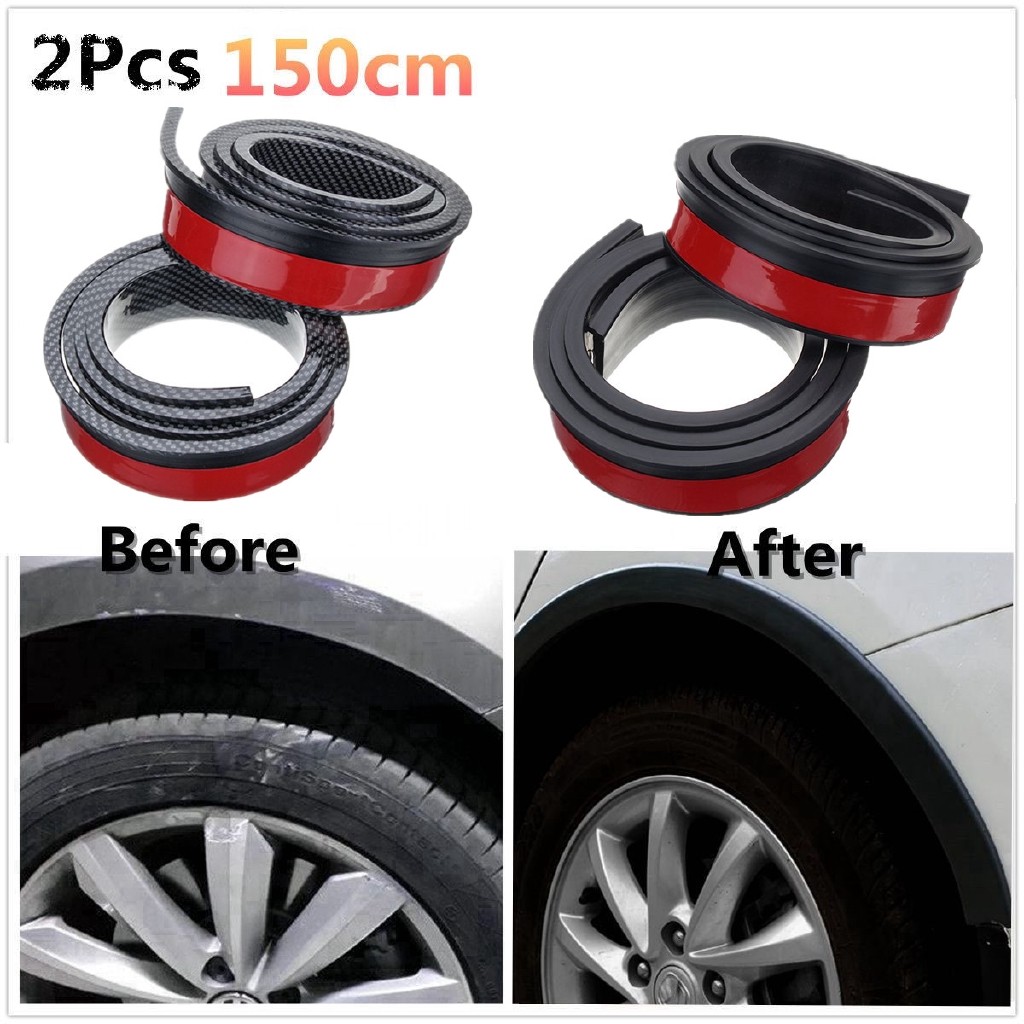 in stock Car Fenders Flares Extension Wheel Eyebrow Moulding Trim ...