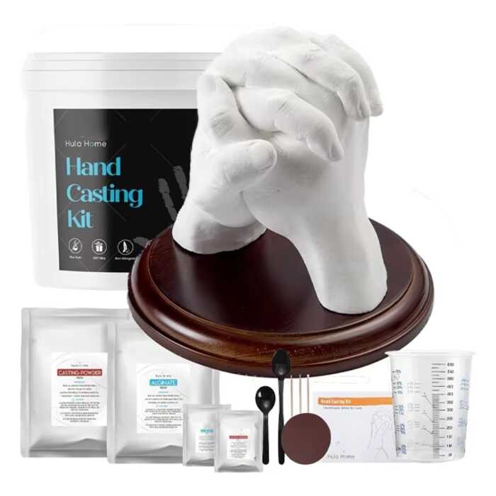 Anniversary DIY Gifts Plaster Alginate Molding Powder Couple Family ...