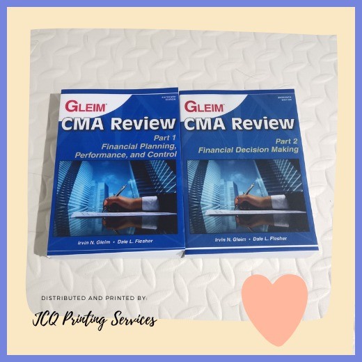 Gleim CMA Reviewer Part 1 and Part 2 | Shopee Philippines