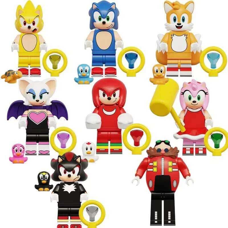 Q-Version Sonic 3 Hot Character Toy Hedgehog Sha Dow Tail Figure Model ...