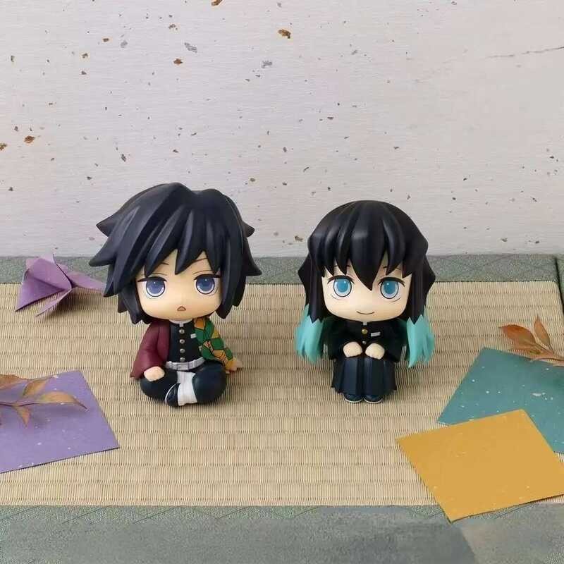 Slayer Demon Q Version Figure Tomioka Giyu Muichiro Cartoon Doll Anime ...