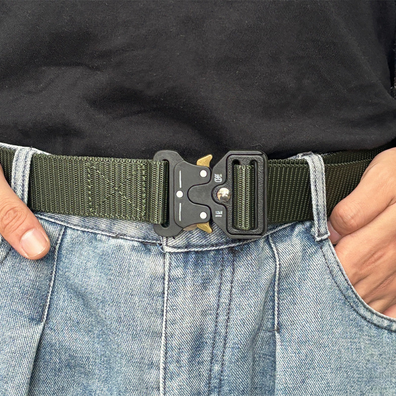 Nylon Automatic Belt Buckle - Military Tactical Waist Belt - Outdoor ...