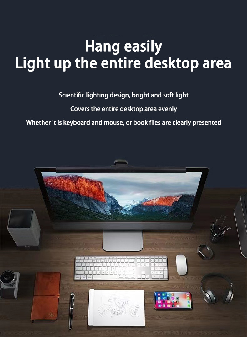 Screenbar Light LED Reading Light Dimmable Eye Protection Light For ...