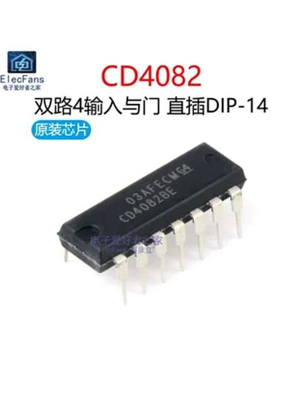 Original CD 4082 two channel 4 -input and direct gate placement dip- 14 ...
