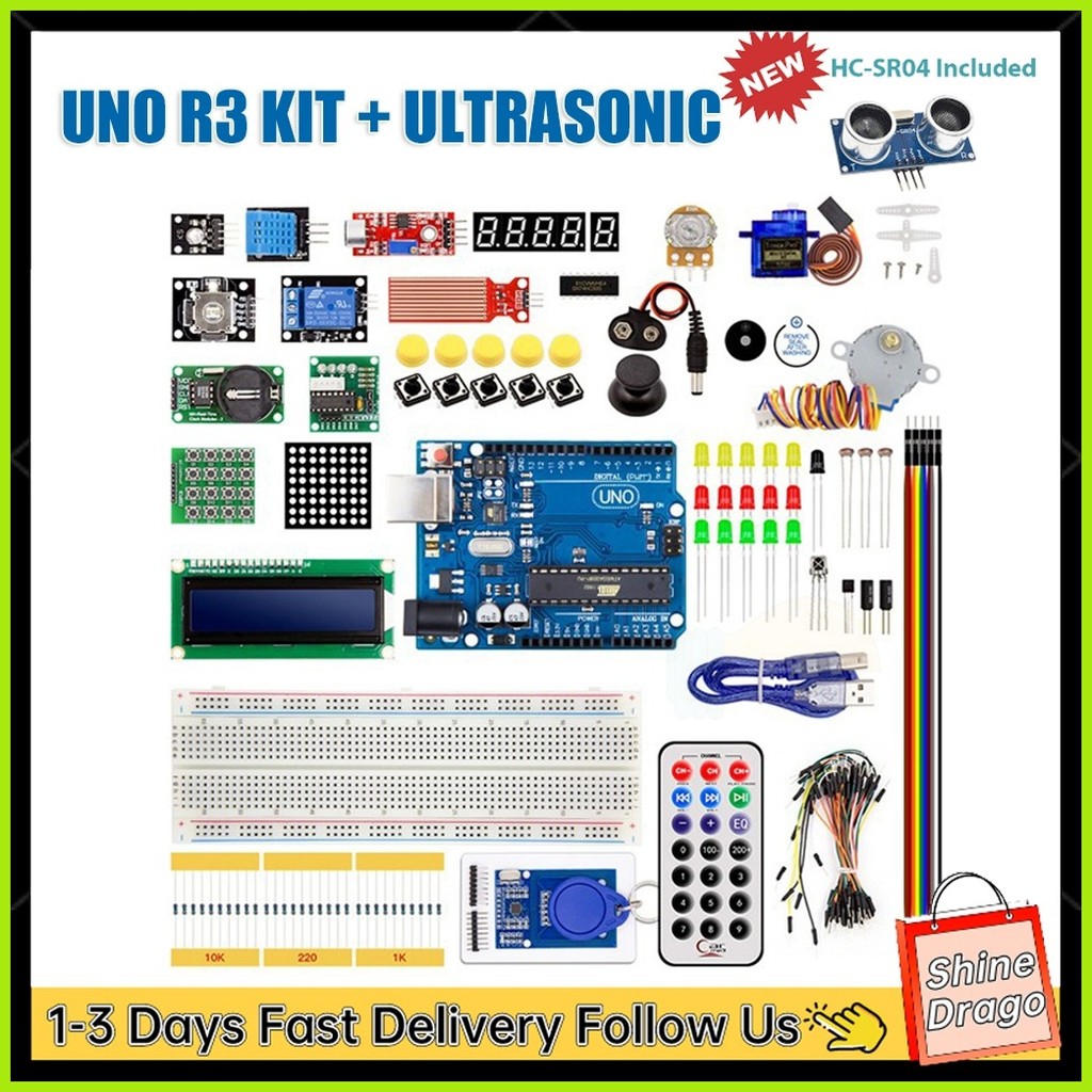 UNO R3 Advance Upgraded Starter Arduino Kit 2022 / 2023 with PDF Manual ...