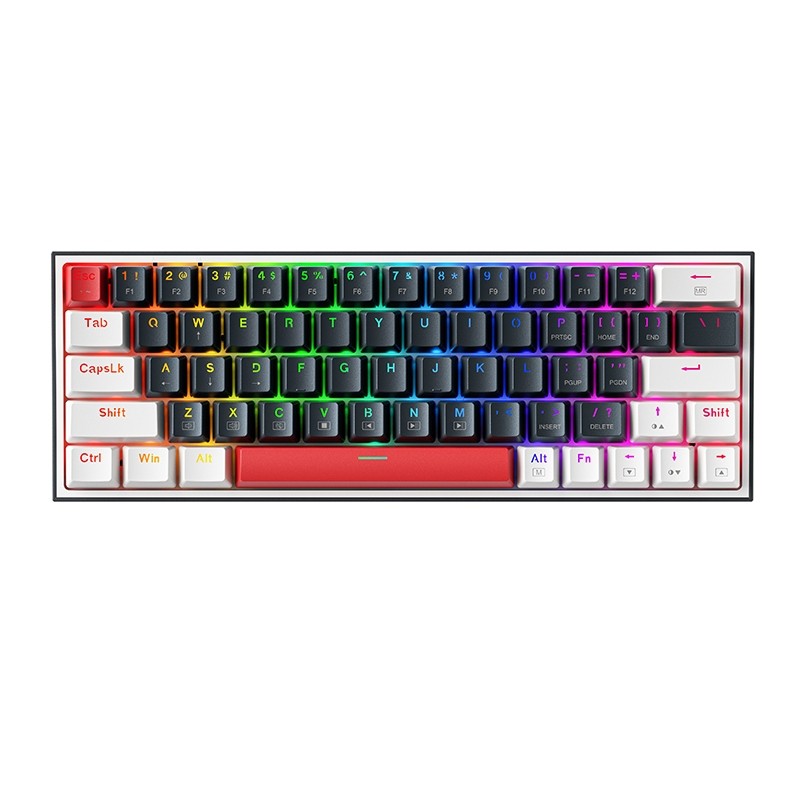 ⭐ Thunderobot K63 Wired Mechanical Keyboard, Gaming Keyboard, 63 Keys PBT+ABS Keycaps Hot ...