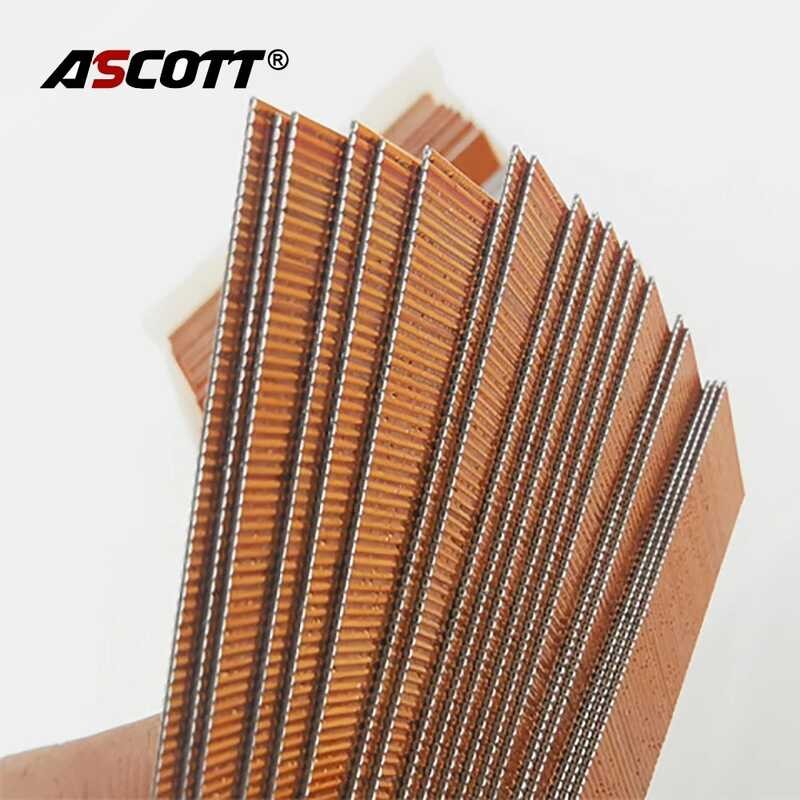 6-30Mm 10000Pcs/Box Headless Pin 23 Gauge Copper Plating Brad Nails For ...