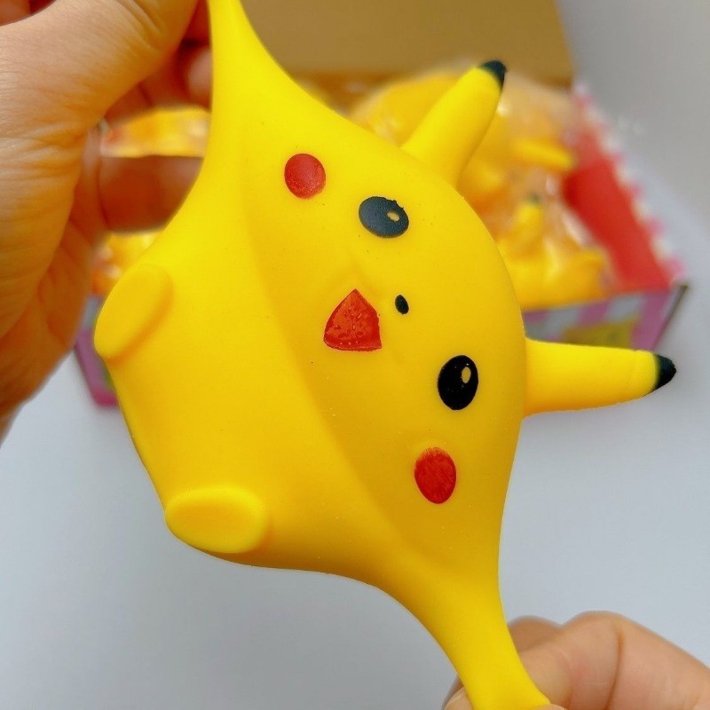 Pikachu Slow Stress Relief Squishy Kawaii Decompression Anime Cartoon ...
