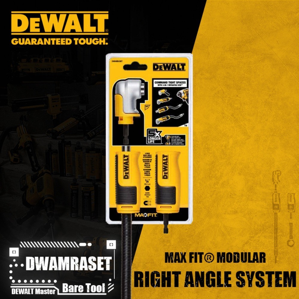 DEWALT DWAMRASET MAX FIT® Modular Right Angle System Driver Drill ...