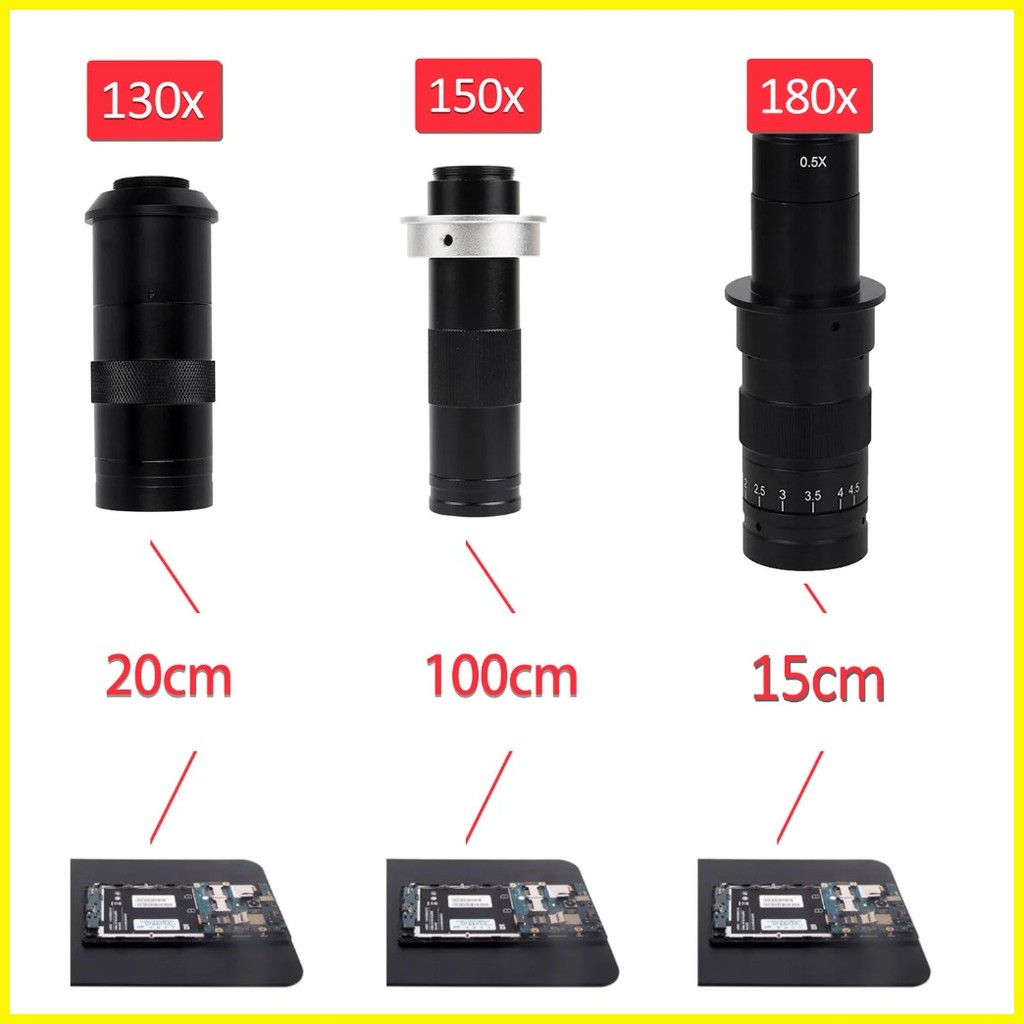 YIZHAN】Microscope electronics repair 4K 48MP HDMI USB Industrial ...