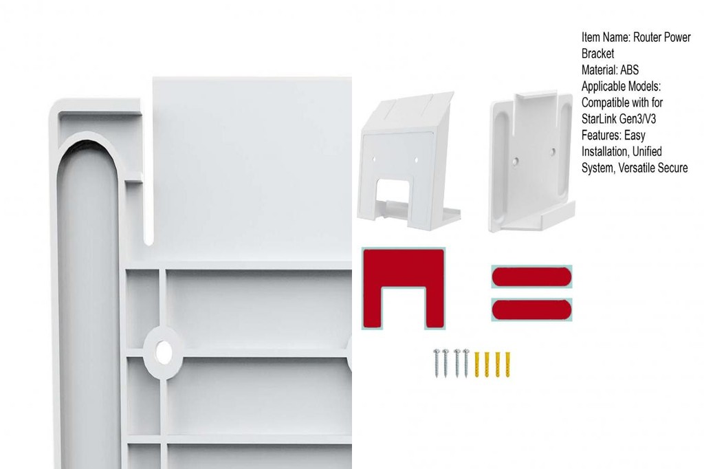 SX Router Stand for Starlink Gen3/v3 Tool-free Installation Bracket ...