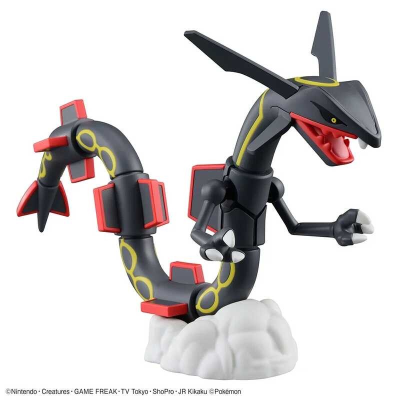 Orihinal Na Bandai - Larawan Plamo Shiny Rayquaza Assembly Collectible ...