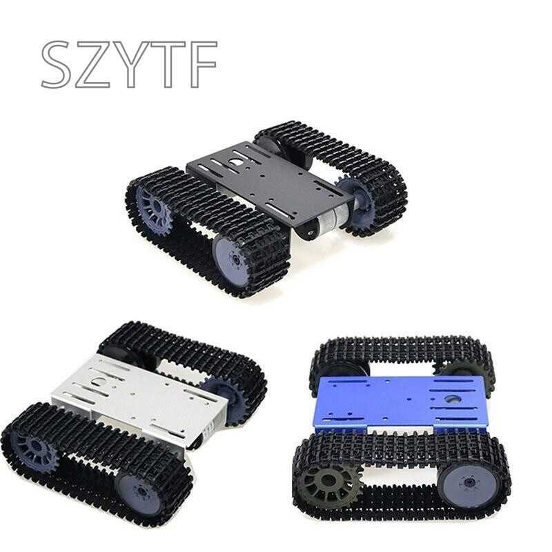 T101 Mini Smart Tank Chassis Tracked Car Platform with 33GB-520 Motor ...