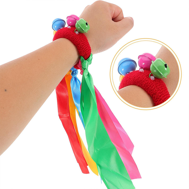 1Pc Children's Wrist Ribbon Team Sports Pom Cheerleading Big Match Pom ...