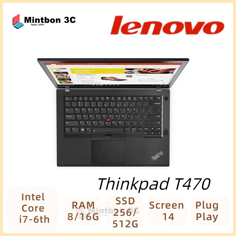 ∈ ⚾︎ Used Lenovo ThinkPad T440 T450 T460 T470 T560 laptop Intel I5 I7 ...