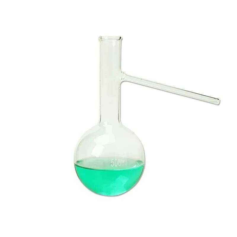 Glass W 150/250/500Ml Distillation Flask Round Bottom With Side Arm ...